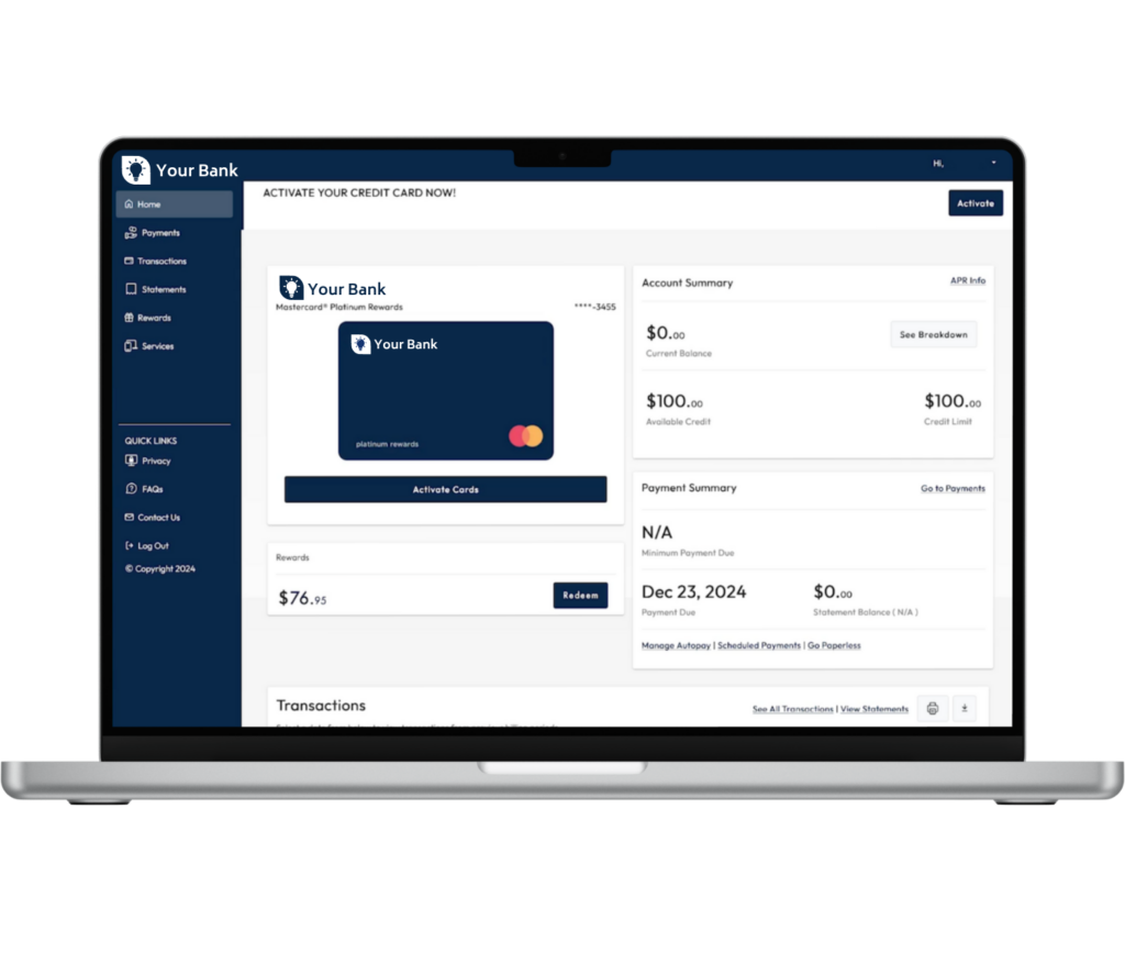 Innovative Credit Card Issuing- CorServ Solutions